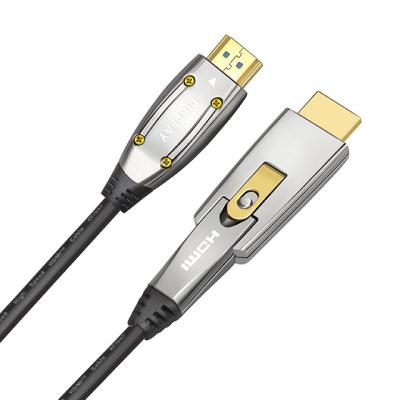 China ODM Long Hdmi Cable 4K Fiber Optic Hybrid HDMI Detachable Cable for sale