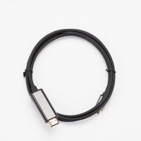 China 4K 60hz Connector USB C Male To HDMI Male Cable Compatible For S20 XPS 15 for sale