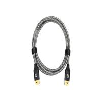 China 8K DisplayPort Cable 1.4   Male to Male Nylon Braided Cable with 8K 60Hz 4K 240Hz for sale