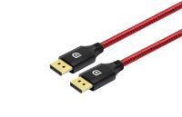 China 8K DisplayPort Cable 1.4 Gold-Plated Braided Ultra High Speed DisplayPort Cord Support Resolution for Laptop for sale