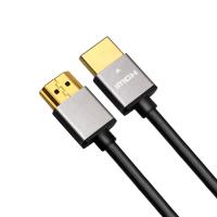 China Aluminum Slim Ultra HDMI Cable 36AWG 1080P 60HZ Cotton Braided Connectors for sale