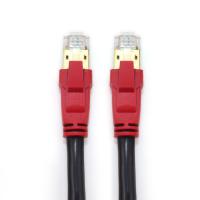 China 26AWG Cat8 LAN Network Cable 40Gbps Weatherproof SFTP UV Resistant For Router Gaming for sale