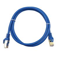 China 26AWG 48Gbps Cat8 BLUE Oxygen Free Copper Ethernet Cable Network Cable 40Gbps SFTP for sale