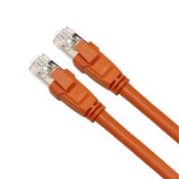 China Cat 8 Shielded High Speed Ethernet Cable 40Gbps with Gold Plated Plug SFTP Wires for sale