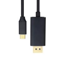 China 4ft Type C To Displayport Gold Plated Compatible With MacBook Pro Laptop Projector for sale