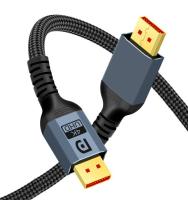 China 30Awg AM TO AM 4K 60Hz Dp1.2 Displayport Cable For Multimedia Audio Video for sale