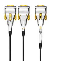 China 1080P 60HZ Shielding Braid OM3 100M DVI Cable 1080p Male To Male 250W for sale
