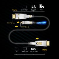 China 4k hdmi 50 Feet DTECH Fiber Optic HDMI Cable Ultra HD 4K 60Hz 18Gbps for sale
