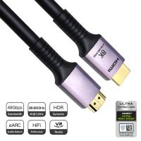 China 24AWG High speed HDMI Cable 5m aluminum 48G 8K 60HZ 8K Dynamic HDR for sale
