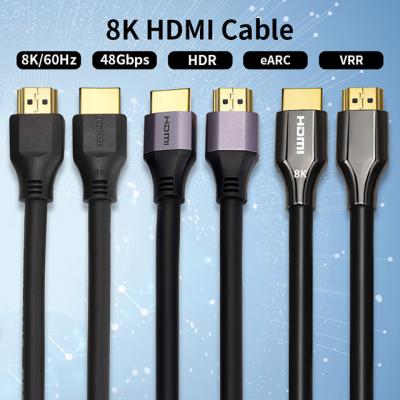 China EARC ARC 8K HDMI Cable 48Gbps Ultra High Speed 60hz HDCP 2.3 2.2 for sale