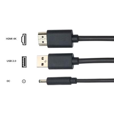 China playstation vr cable 5M length PVC Black 3in1 vr cable for HTC VIVE for sale