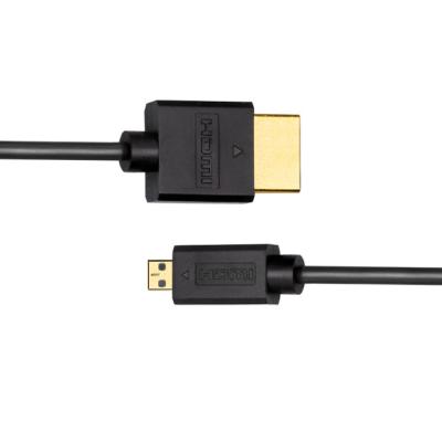 China 4k Aluminum Micro HDMI Cable 18Gbps Ultra Slim Hdmi Cable Ethernet ARC for sale