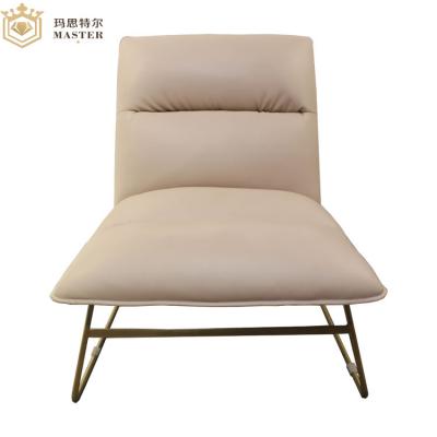 China Living Room Leather OEM 0.258CBM Metal Leg Leisure Sofa 84*78*59 for sale