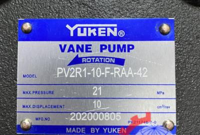 China PV2R1-10-F-RAA-42 Yuken PV2R1 Series Single Vane Pumps for sale