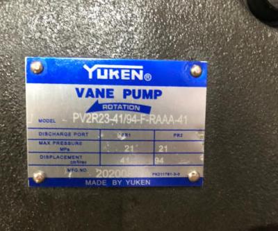 China PV2R23-41-94-F-RAAA-41 Yuken PV2R23 Series Double Vane Pumps for sale