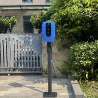 China RFID Card Smart Home EV Charger CMS , Streamline Design Outdoor Electric Car Charger for sale
