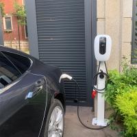 China RFID Card Wall Mounted Car Charger 3.5m Cable Type 1 Electric Car Charger for sale