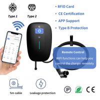 China 50HZ EVSE Electric Vehicle Charging Equipment , 16 Amp Type 2 Charger for sale