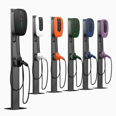China UL 11KW 3 Phase Car EV Charger Wallbox IEC 62196-2 In Public Parking Lots for sale