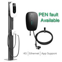 China 32A 22kw Fast EV Charging Station , Electric Vehicle EV Charger Leakage Protection for sale