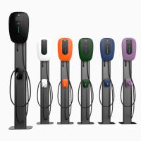 China RFID 22KW Car EV Charger OCPP1.6 Electric Vehicle Charging Pile for sale