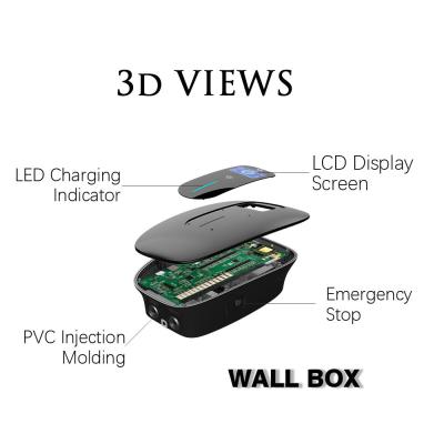 China Residential Smart Car Charging Station LCD Screen 5G WIFI Bluetooth for sale
