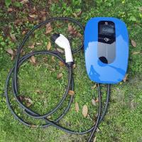 China Current Adjustable AC Wallbox Car Charger Type 2 Blue Orange Purple for sale