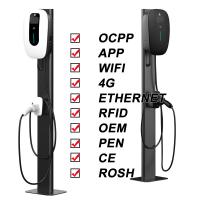 China 7kw Type 2 Home Charging Point 4G 5G Portable Electric Vehicle Charger for sale