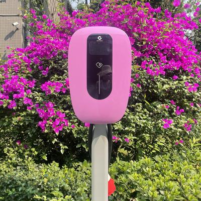 China 380V AC Home EV Charger OCPP1.6 , Household Electric Car Charger RFID Card Control for sale