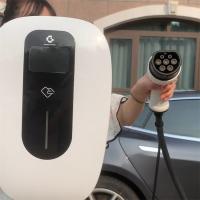 China Waterproof IP65 Smart Home Charger 22KW Mobile Bluetooth Wall Mounted Electric Car Charger for sale