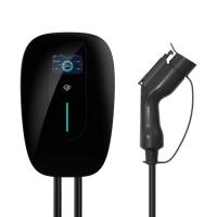 China IP65 EVSE Wall Mounted Charging Station Waterproof 11KW With LCD Screen for sale