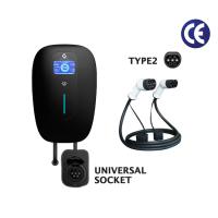 China Type 2 Commercial EVSE LCD Screen 7kw Charging Point Customized for sale