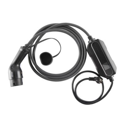 China Dust Proof Portable AC EV Charger LCD Screen 3.5kW Electronic Vehicle Charger for sale