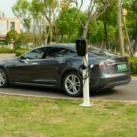 China WIFI Electric Car Charging Points 6mA DC EV 3 Phase Charger for sale