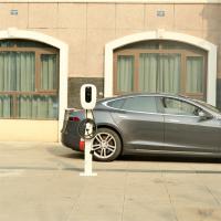 China 1 Phase RFID Charging Station 7kW EV Charge Point In Public Parking Lots for sale
