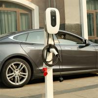 China 4G Quick Charge Electric Three Phase Car Charger 60HZ RFID High Compatibility for sale