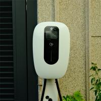 China 400W Floor Mounted EV Charger Bluetooth 32A Fast Charging Station for sale