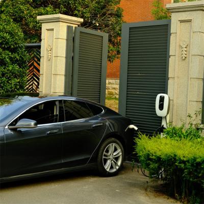 China 400W Floor Mounted EV Charger Bluetooth 32A Fast Charging Station for sale