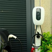 China OCPP Commercial Electric Car Charging Stations 7kW Wall Charger With WiFI 4G Function for sale