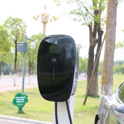 China Waterproof Commercial Public Electric Car Charging Station Points  IP65 7kW for sale