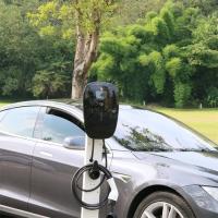 China Waterproof Commercial Public Electric Car Charging Station Points  IP65 7kW for sale