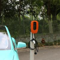 China 60Hz Wallbox Outdoor Electric Car Charging Point WIFI Current Adjustable for sale