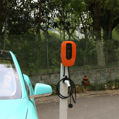 China 60Hz Wallbox Outdoor Electric Car Charging Point WIFI Current Adjustable for sale