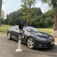 China 22kW DC Commercial EV Charger IEC 62196 400V AC White Purple for sale