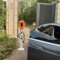 China 3 Phase Commercial EV Charger Point 400V 22kW With LED Display for sale