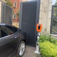 China 380V - 400V Mobile EV Charging Stations Type 2 AC Charging Pile for sale