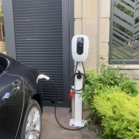 China 22kW 32A Electric Car Fast Chargers RFID Rapid Electric Charging Point for sale