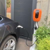 China 22kW Mobile Electric Vehicle Charger IP65 RFID APP Control 340*285*147mm for sale