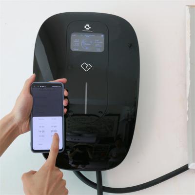 China 60Hz Portable 220V EV Charger , LCD Screen Fast Charging EV Station for sale