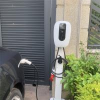 China 60Hz Portable 220V EV Charger , LCD Screen Fast Charging EV Station for sale